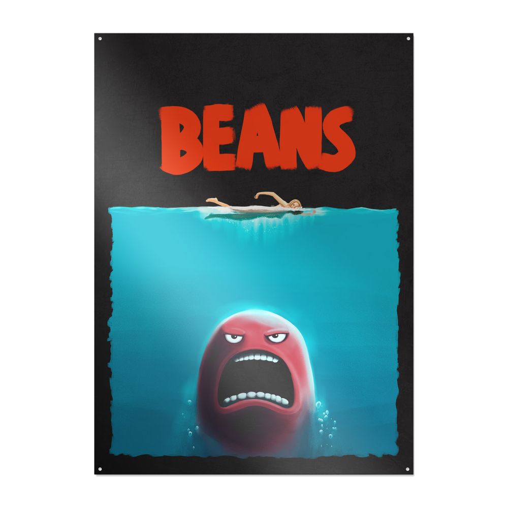 Rocket Beans TV - JAWS - Metallschild – Rocket Beans TV Shop